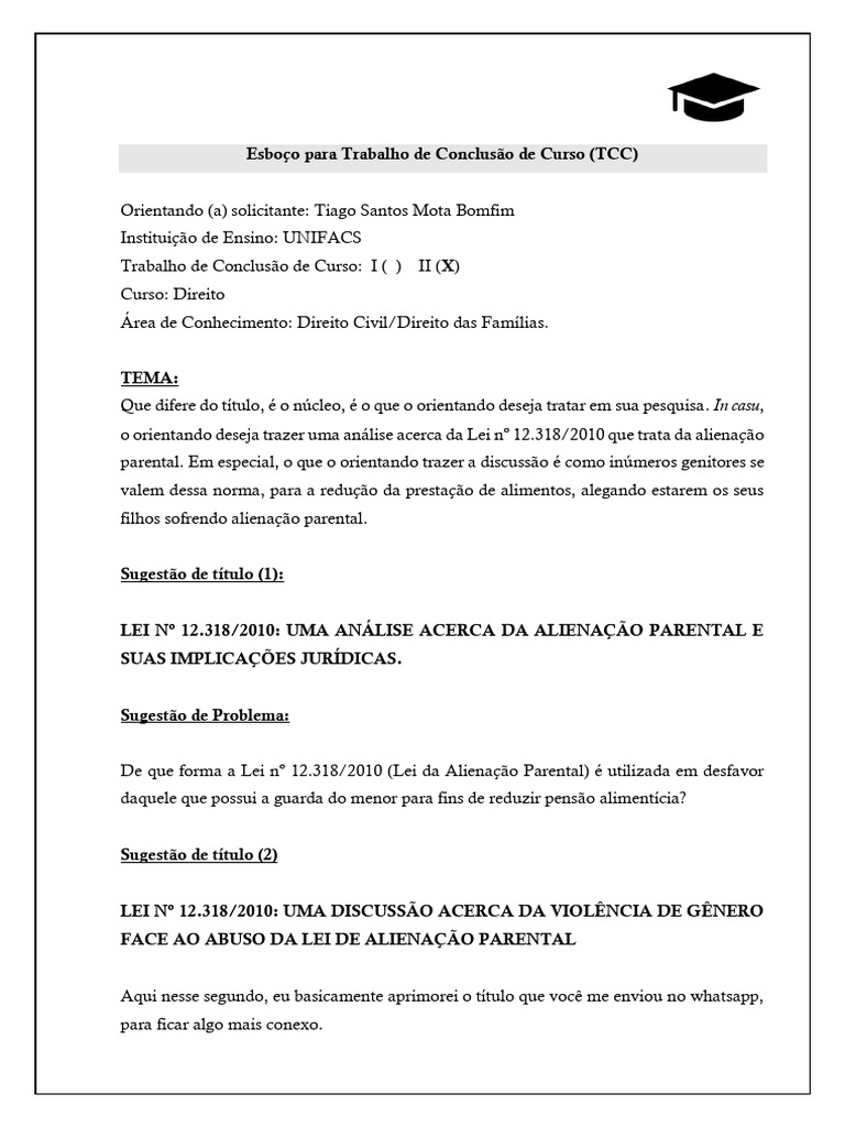 TCC II - Esboço Artigo Científico | PDF | Justiça | Crime e Violência