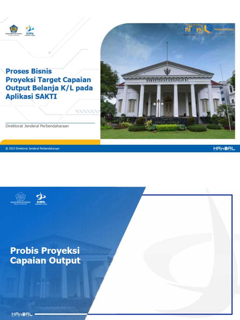 Materi Proyeksi Capaian Output | PDF