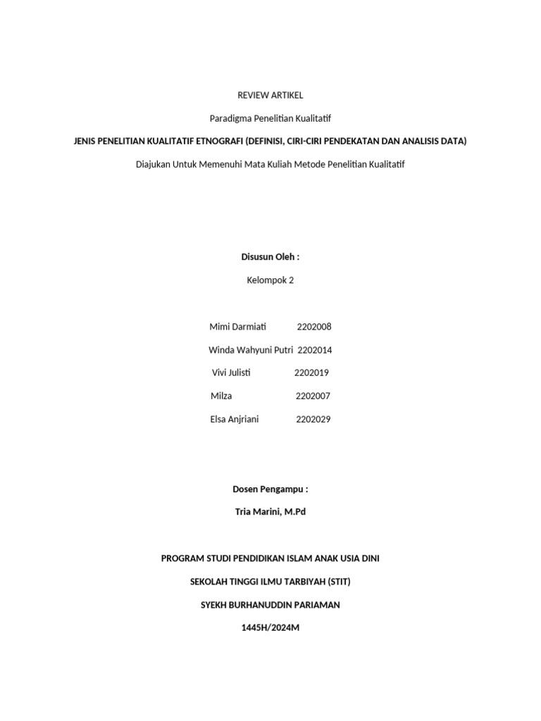 REVIEW ARTIKEL klp2 - WPS Office | PDF