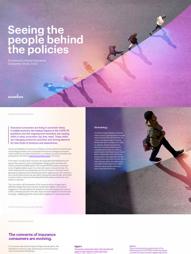 Accenture Insurance Consumer Study People Before Policies | PDF | Cost ...