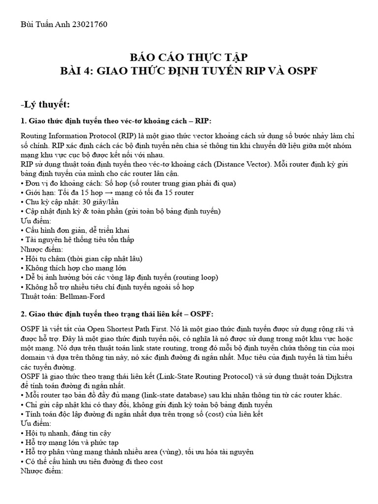 Baocaothuctap Bai4 | PDF