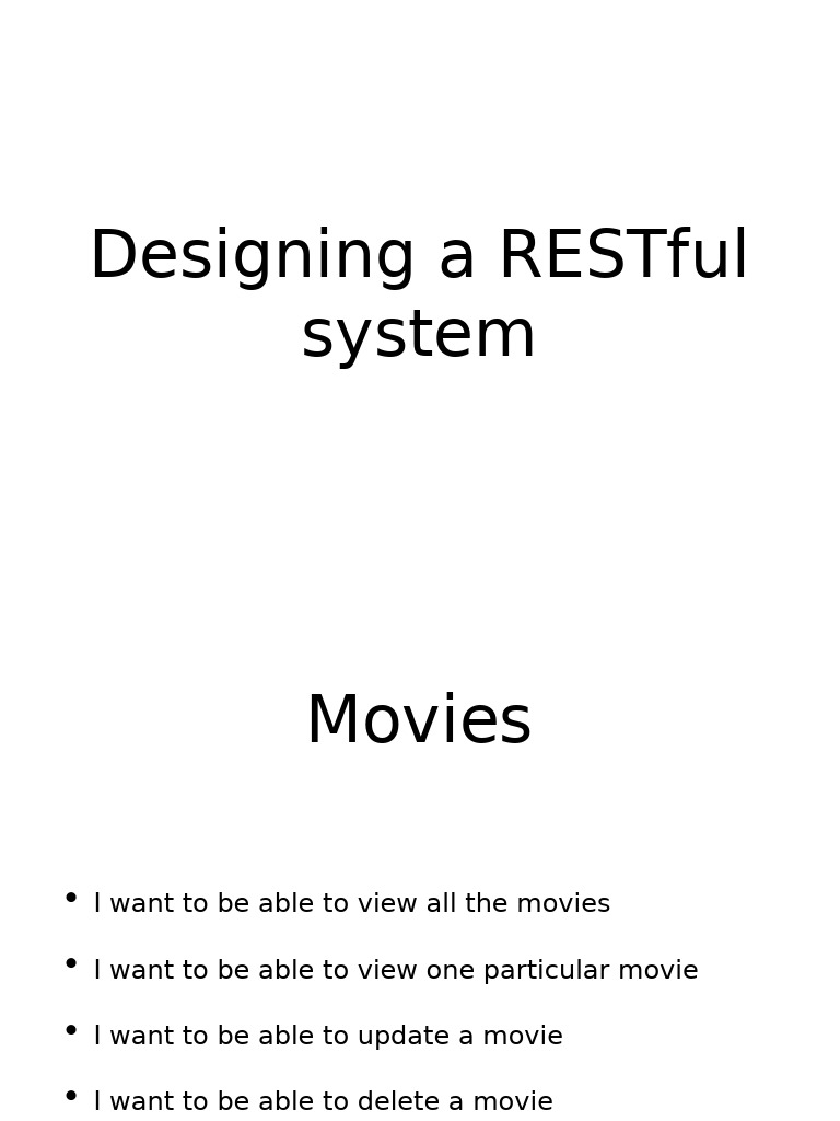 17_Designing a RESTful system(1) | PDF | Annotation | Computing
