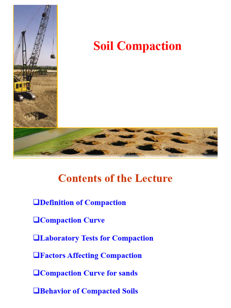 Understanding Soil Compaction Techniques | PDF | Soil | Civil Engineering