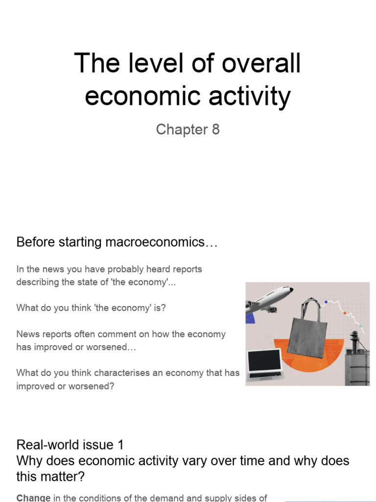 8. the Level of Overall Economic Activity | PDF | Gross Domestic Product | Purchasing Power Parity