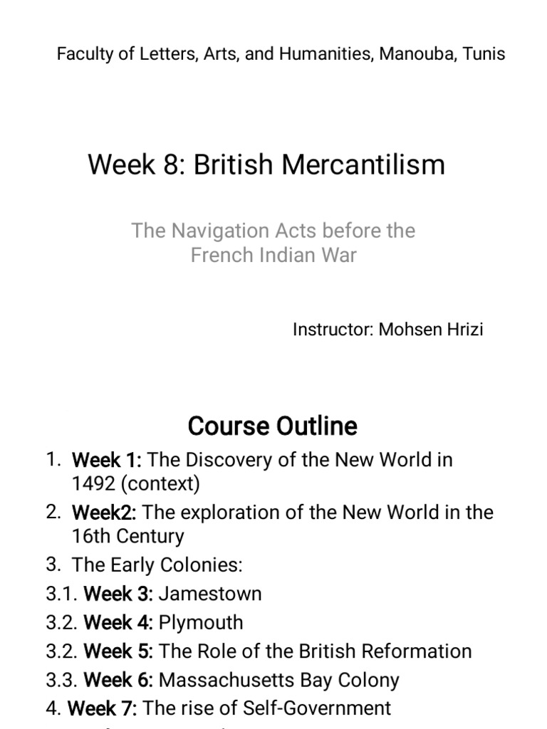 Week 8 Mercantilism | PDF