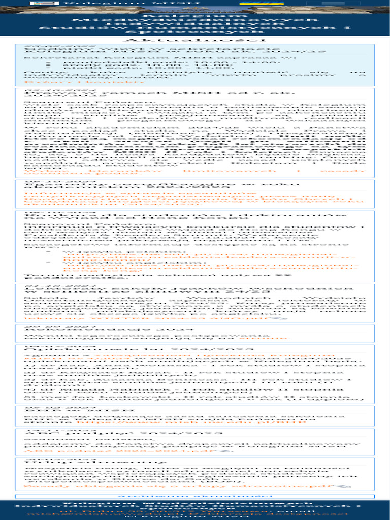 Kolegium MISH | PDF