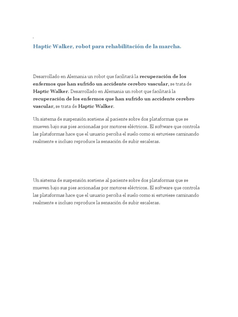 Haptic Walker | PDF