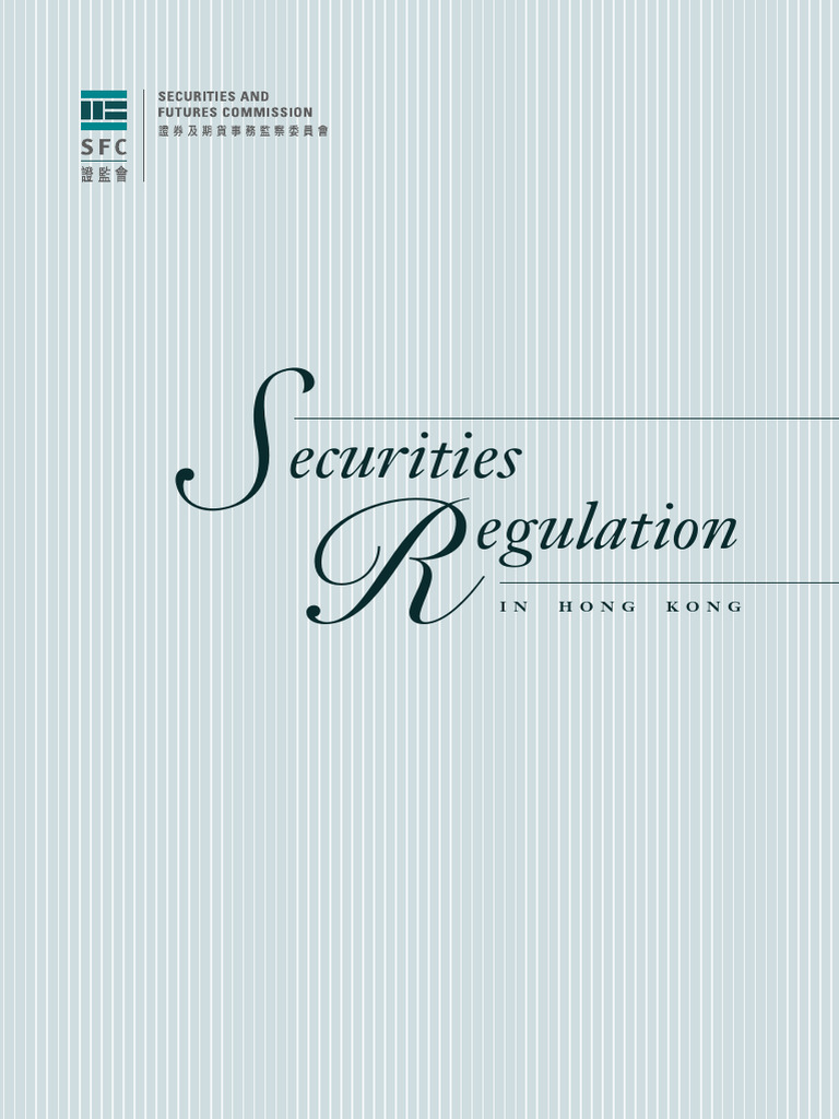Securities Regulation in Hong Kong | PDF | Banks | Hong Kong