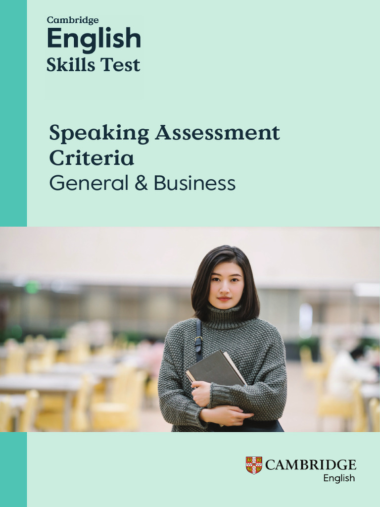 CEST Speaking Assessment Criteria (General & Business) | PDF | Vocabulary | Speech