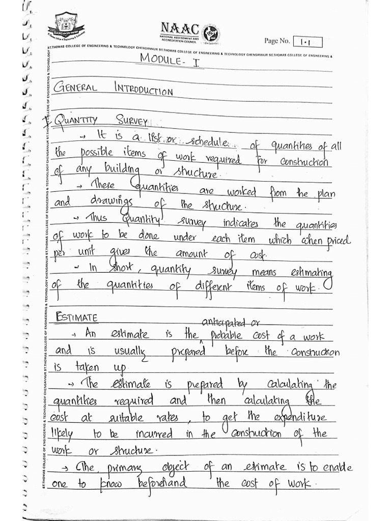 QSV Module 1 Notes | PDF