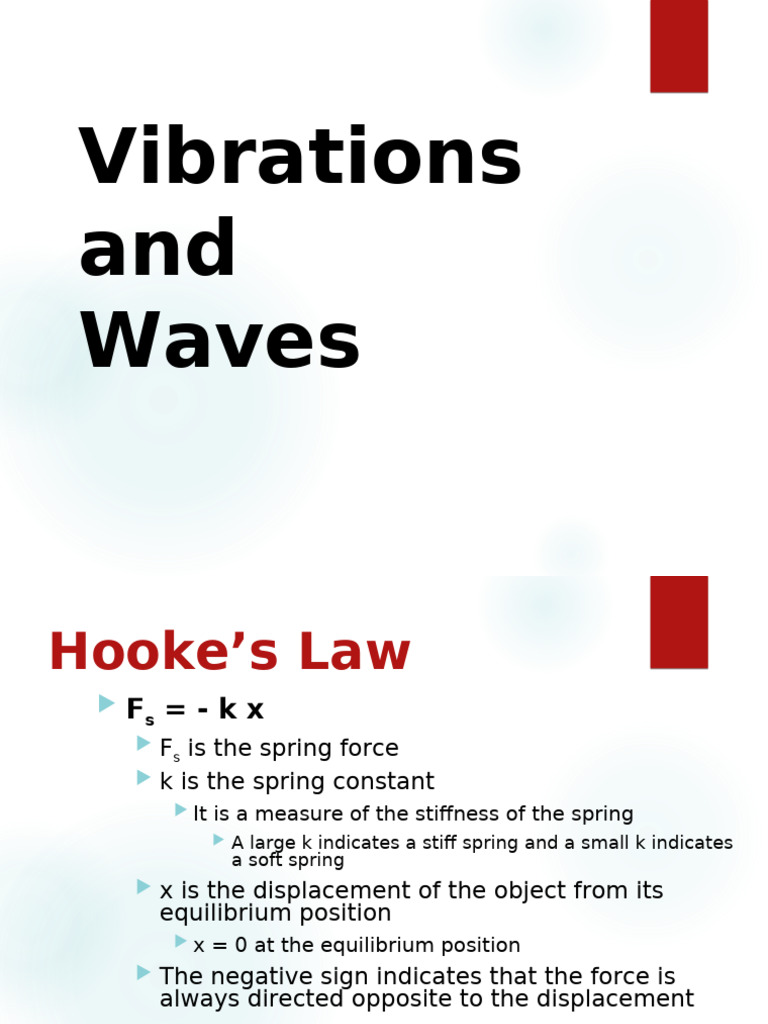 Simple Harmonic Motion | PDF | Force | Acceleration