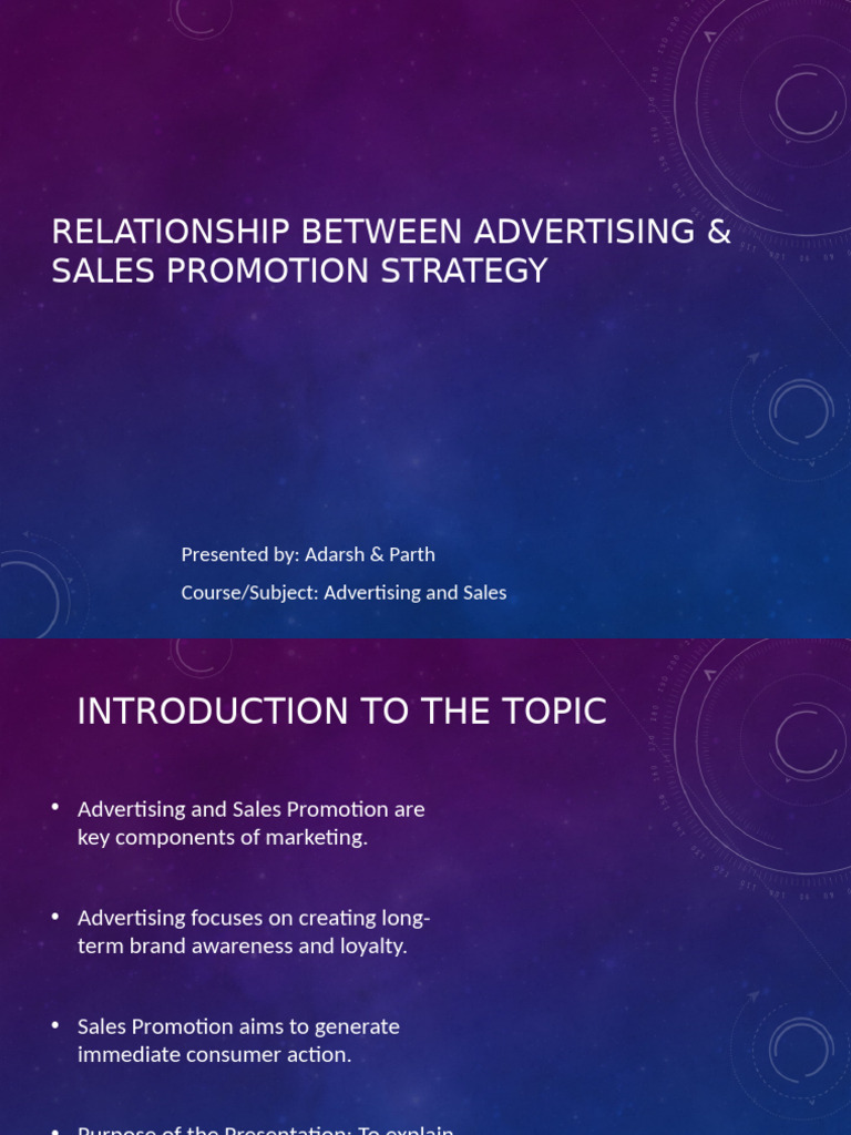Advertising vs Sales Promotion Strategies | PDF | Advertising | Brand