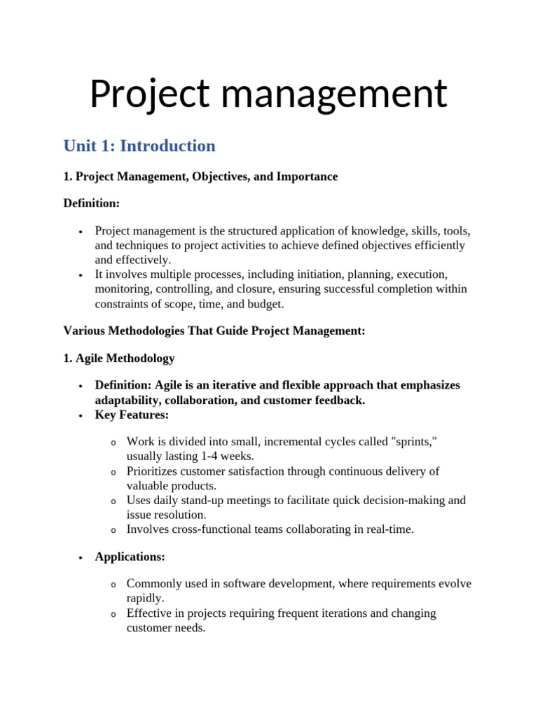 Final Refined Project Management | PDF | Software Development Process | Project Management