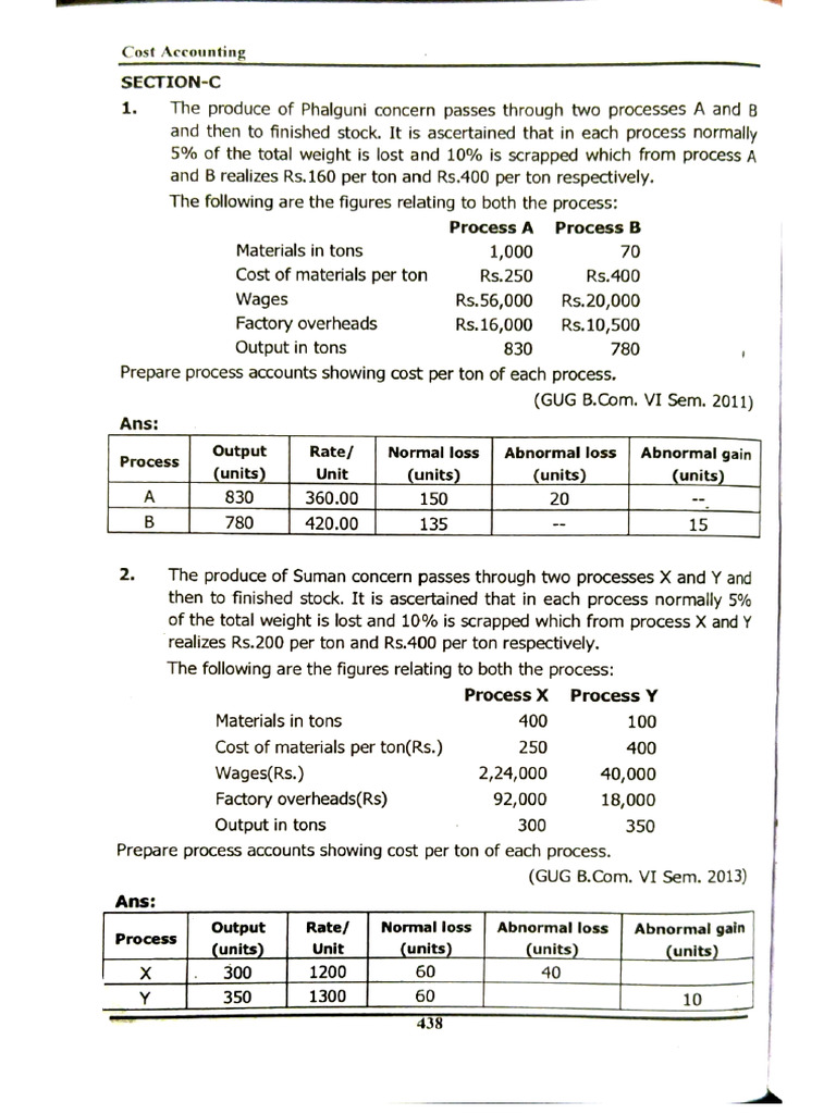 Process Costing | PDF
