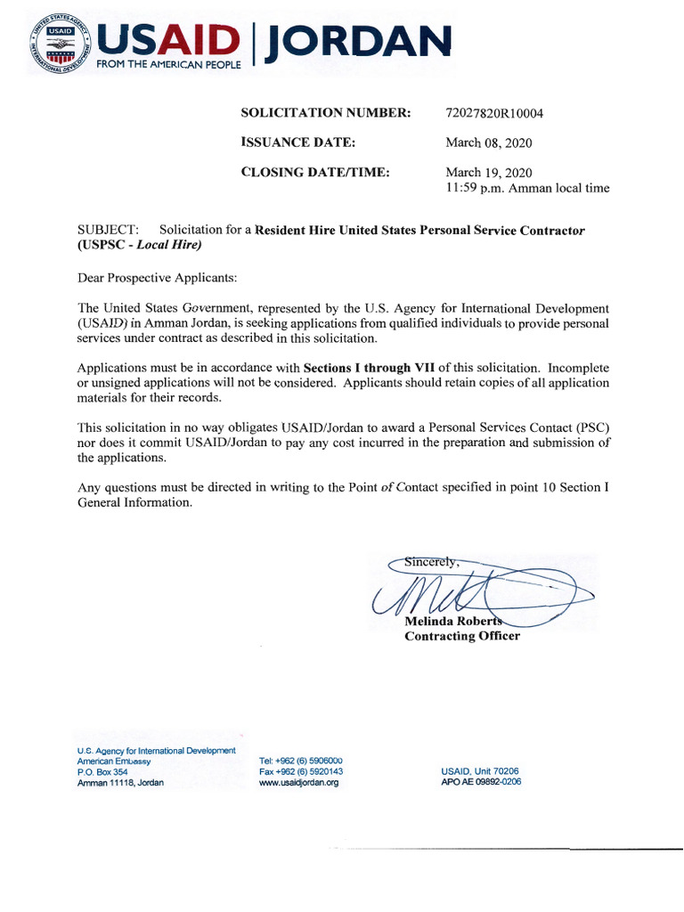 USAID Jordan Development Assistants | PDF | Evaluation | United States ...