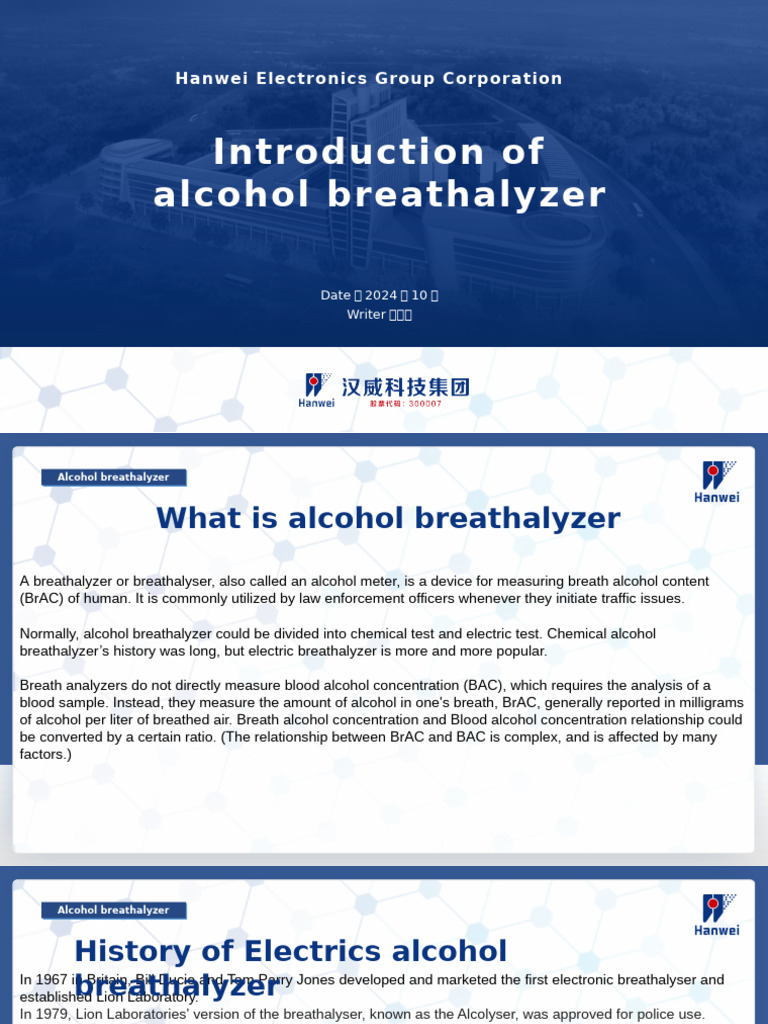 Overview of Alcohol Breathalyzers | PDF | Alcohol | Alcohol Law