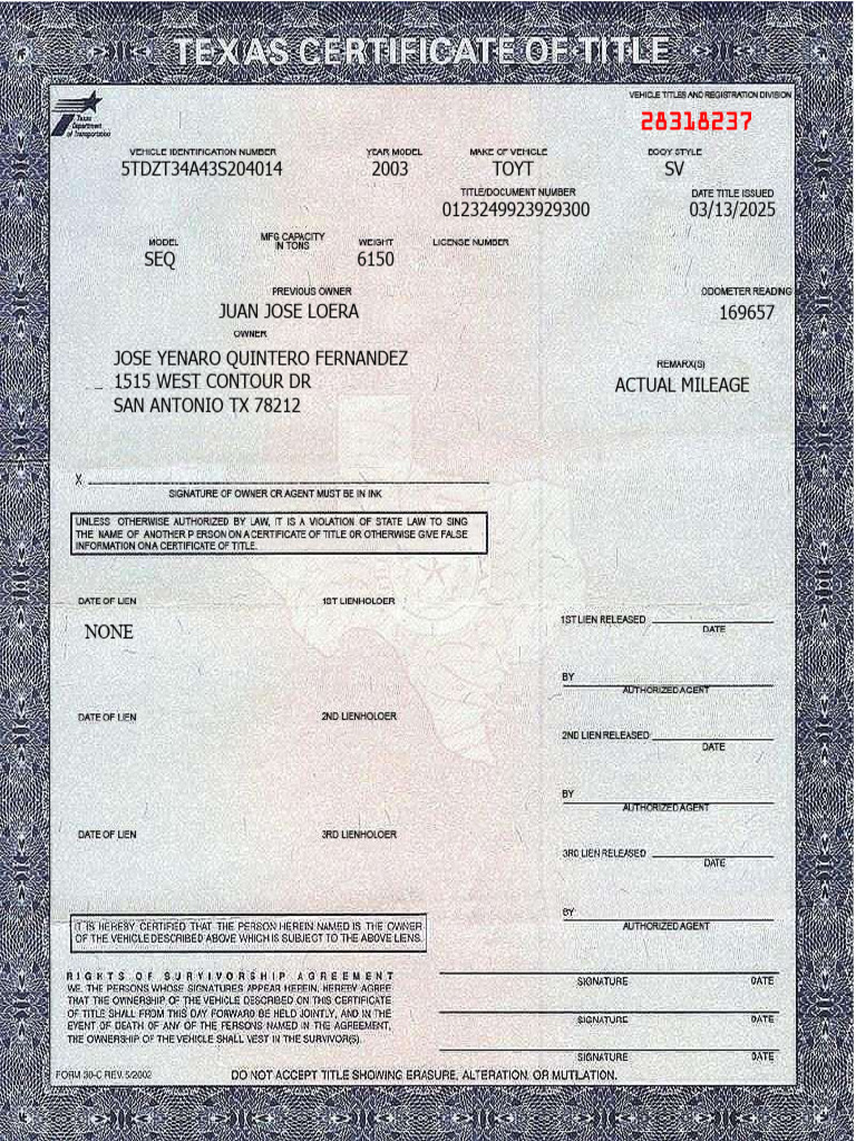 DMV Registration Texas | PDF