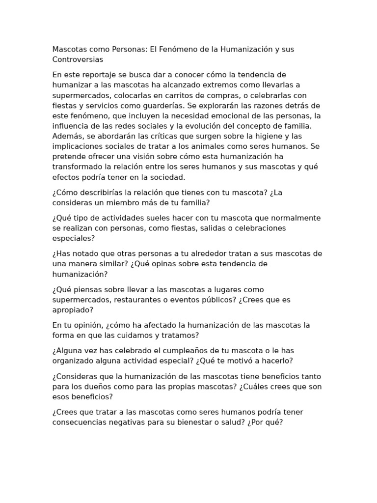 Reportaje Individual | PDF