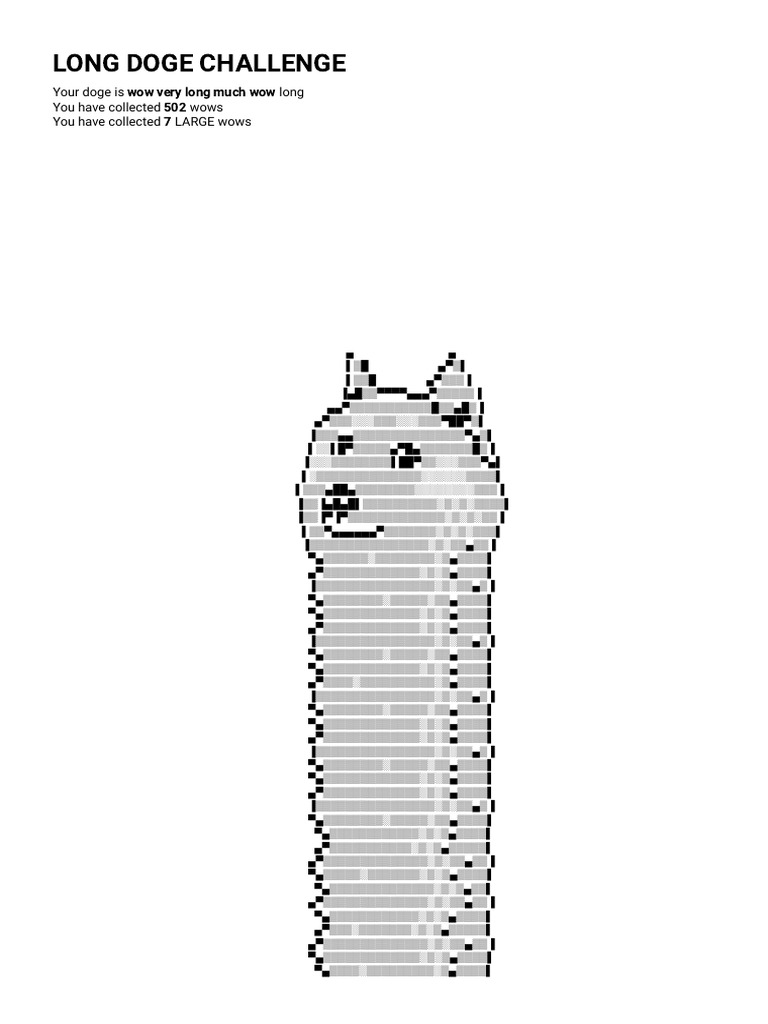 The Long Doge Challenge | PDF