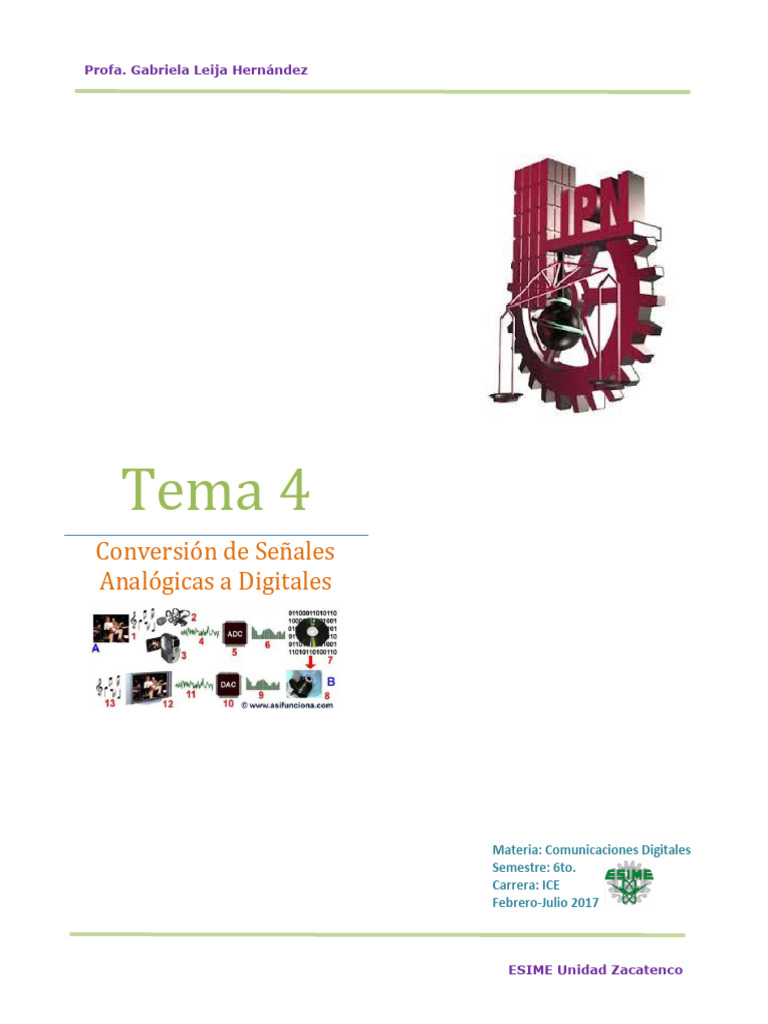 4 Adc | PDF | Muestreo (procesamiento de señal) | Conversor analógico a digital