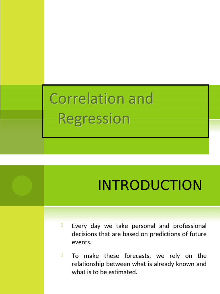Correlation and Regression 2020 | PDF | Errors And Residuals | Multicollinearity