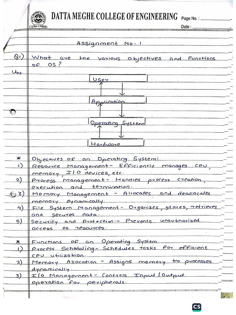 Os Assignment 1-1 | PDF