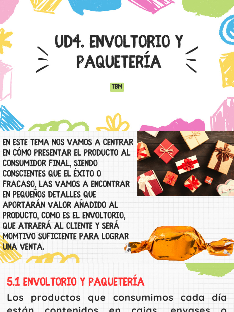 Ud4. El Envoltorio | PDF | Reciclaje | Papel