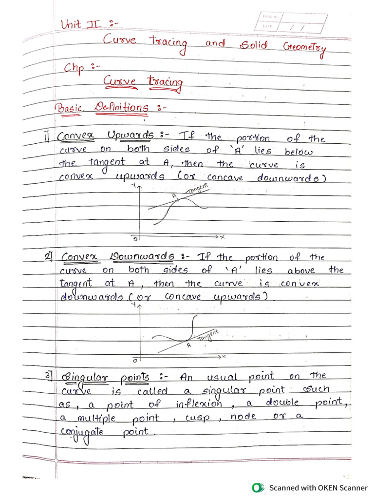 Unit 2 ( Curve Tracing ) | PDF