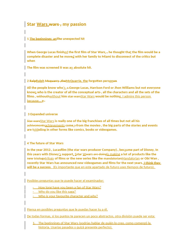 Star Wars Topic | PDF