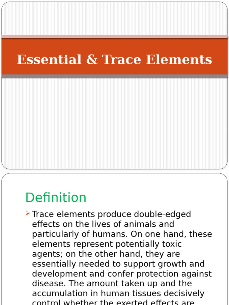 Essential-Trace-Elements - V01 | PDF | Copper | Zinc