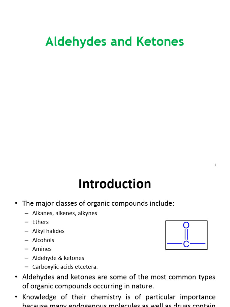 Aldehydes - Ketones - Final - ArI - pptx-1 | PDF | Aldehyde | Ketone