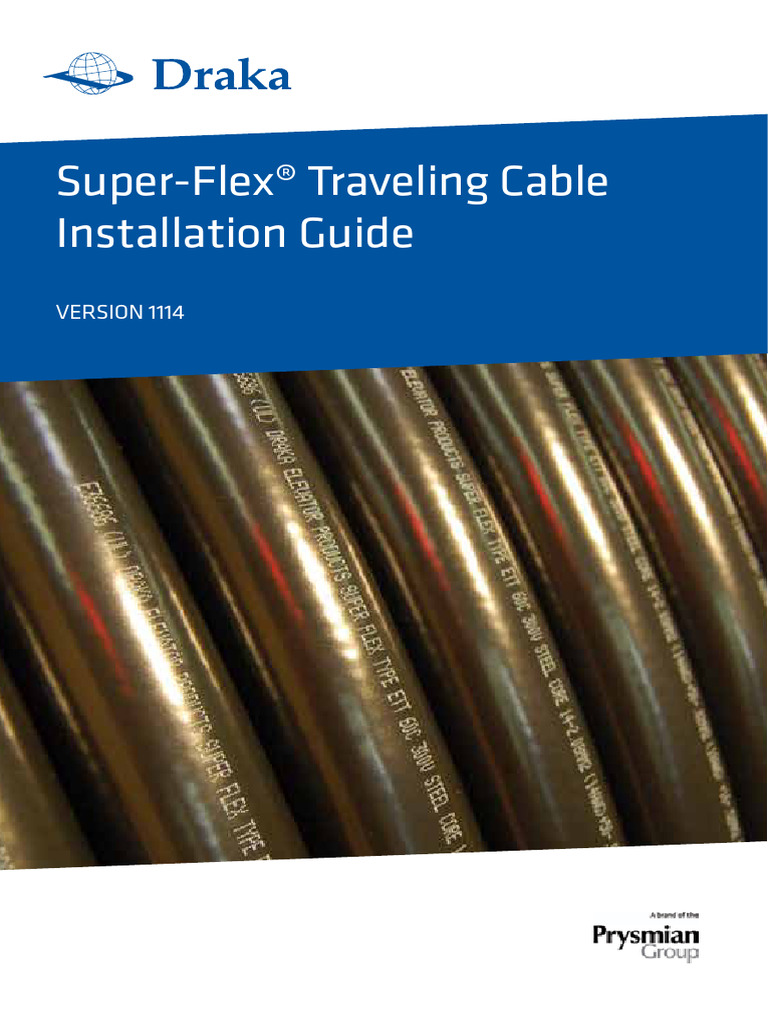 DE Super Flex Installation Guide | PDF | Elevator | Rope