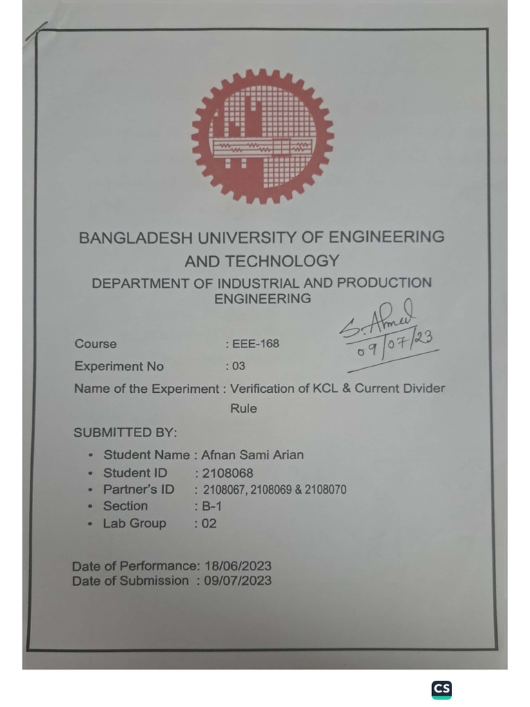 EEE 168 Exp 03 | PDF