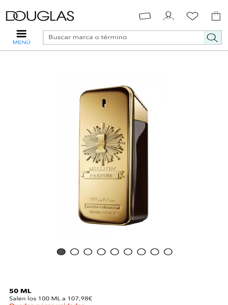 Paco Rabanne One Million Parfum Eau de Parfum Douglas - Es | PDF