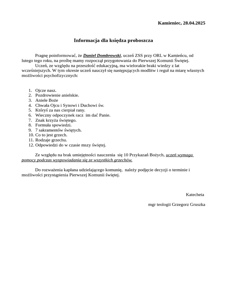 Dawid Dombrowski | PDF