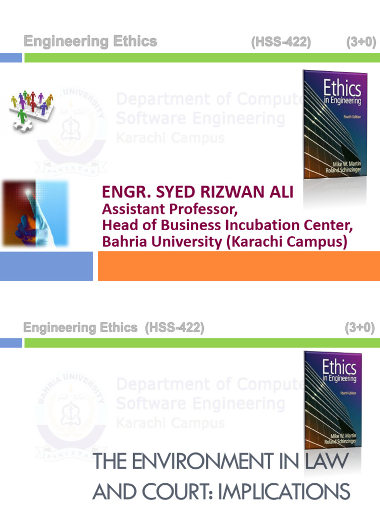 Environmental Ethics for Software Engineers | PDF | Regulatory ...