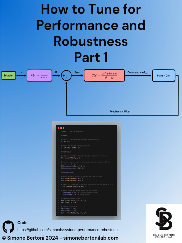 Systune - Performance Vs Robustness Tuning | PDF