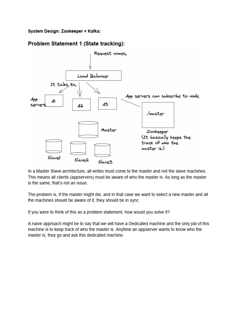 SystemDesign - Zookeeper - Kafka | PDF | Computer Cluster | Computing