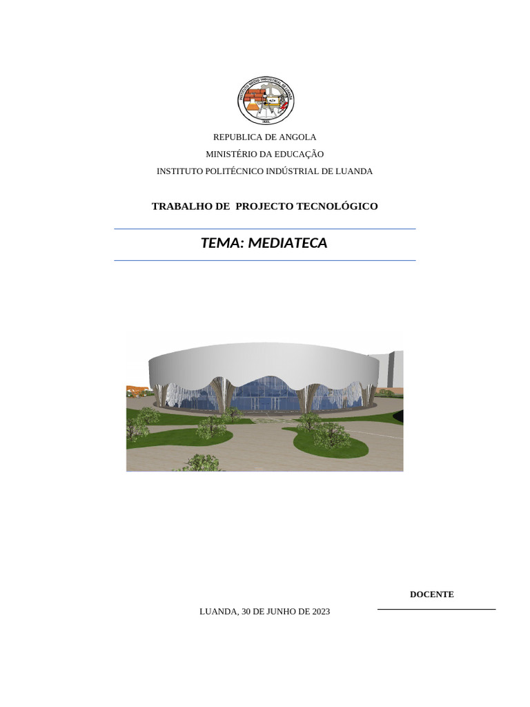 Capa Projecto Final | PDF