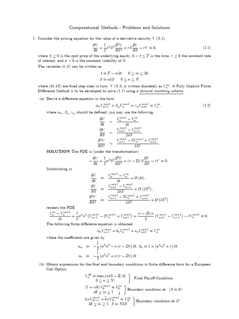 Gradient Formula in Finite Difference Methods | PDF | Mathematics | Algebra