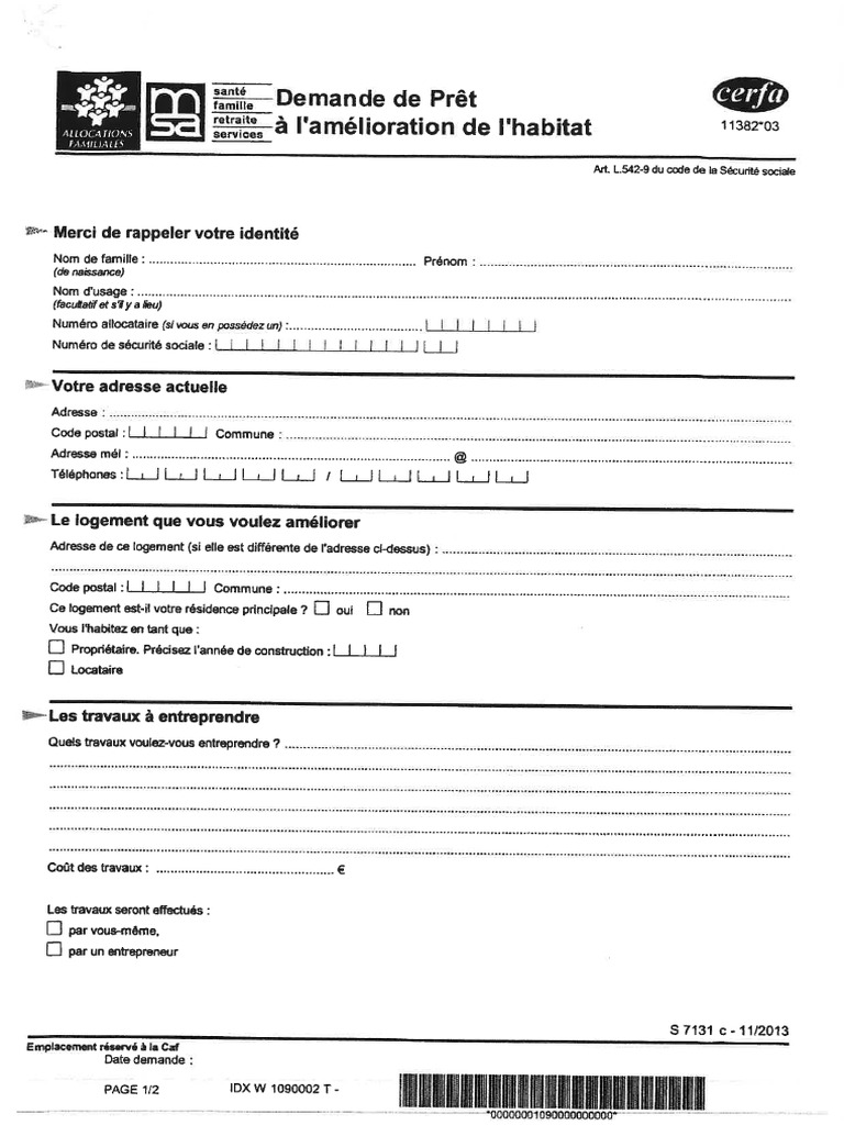 Modèle Imprime PAH | PDF