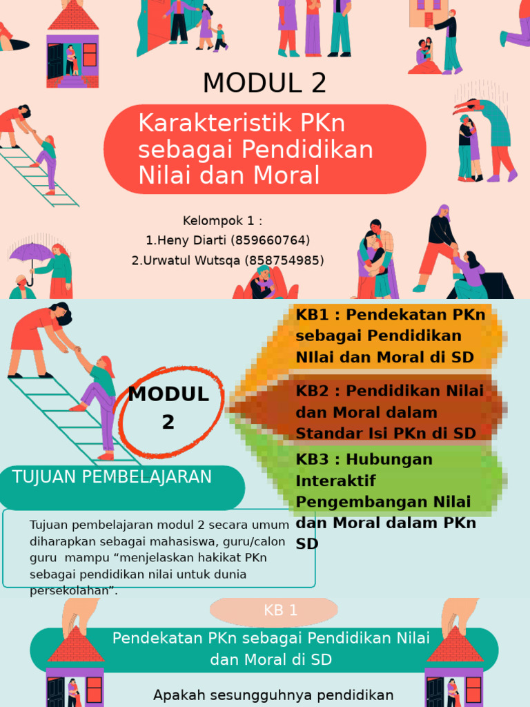 Kelompok1 - MODUL2 - Karakteristik PKN Sebagai Pendidikan Nilai Dan Moral | PDF