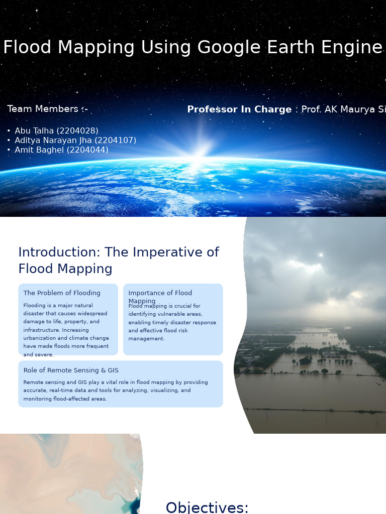 Flood Mapping Presentation | PDF | Flood | Satellite Imagery