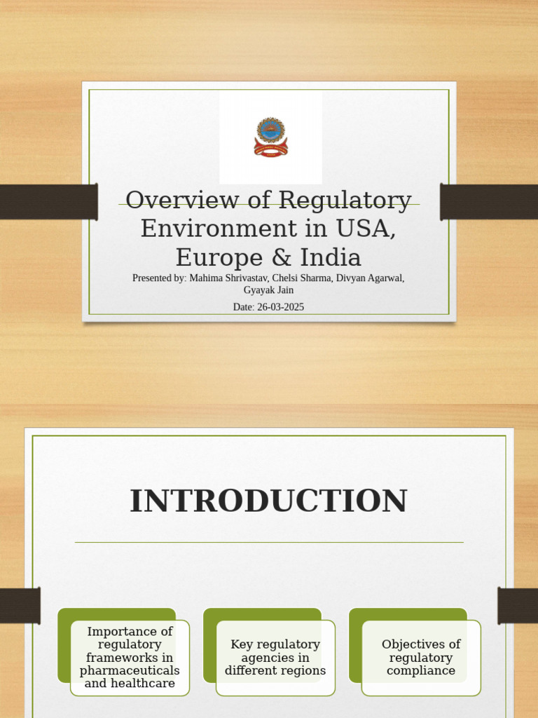 Regulatory_Environment 2 | PDF | Food And Drug Administration ...