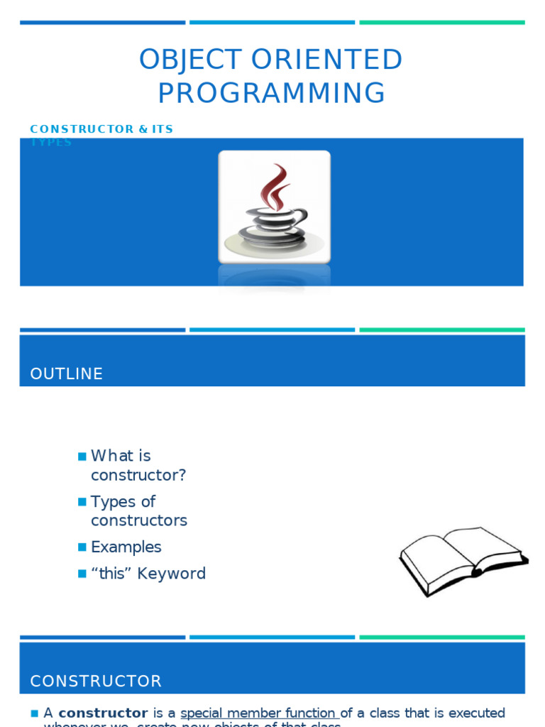 Lecture06 Constructor Pdf Constructor Object Oriented Programming