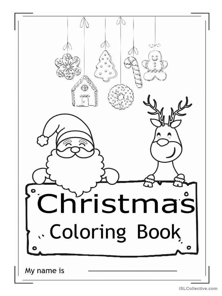 Christmas Worksheet-COLORING BOOK | PDF