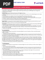 DOT Service Animal Relief Attestation Form | PDF | Making False ...