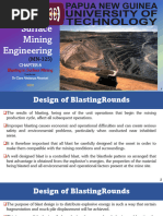 Underground Blast Design Guide | PDF