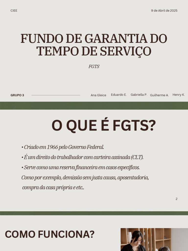 FGTS Grupo 2 | PDF