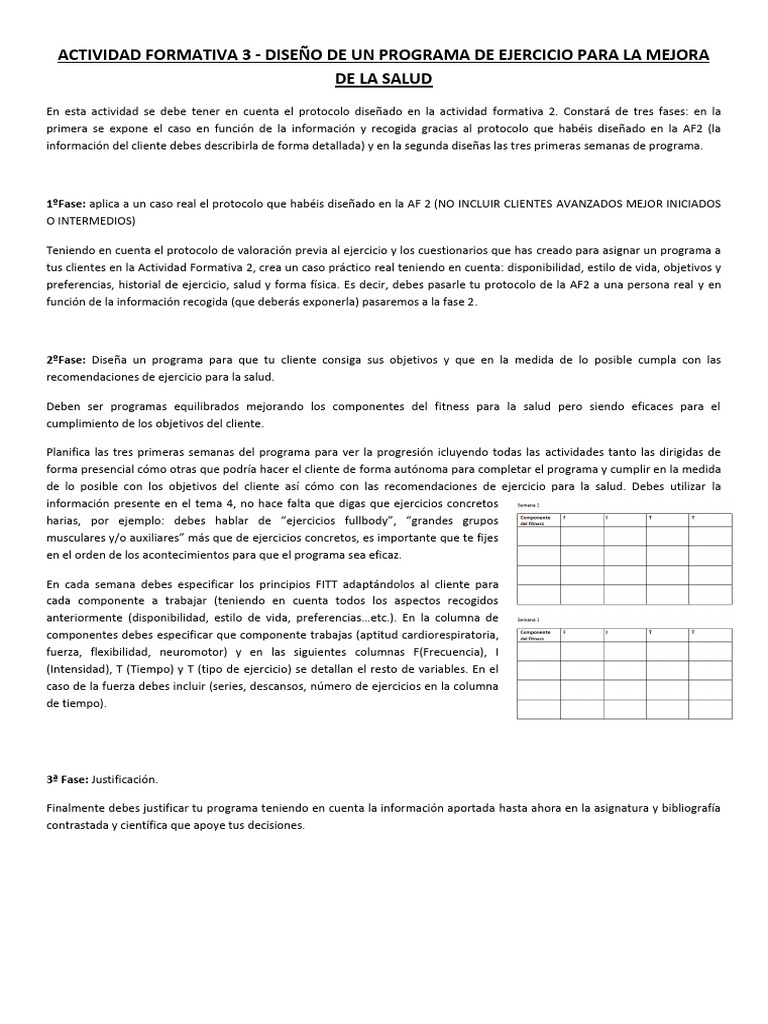 Guía Actividad Formativa 3 | PDF